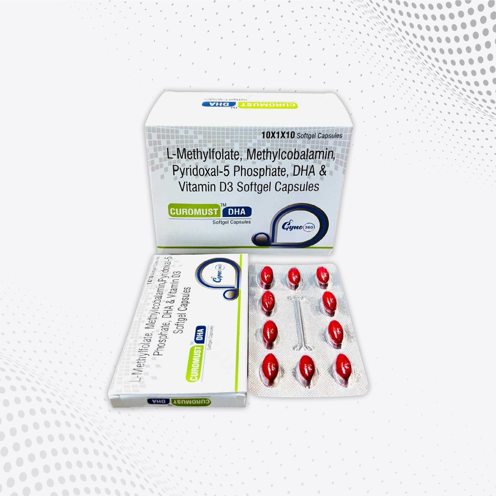 CUROMUST™ DHA Softgel Capsules - Curo360 Lifesciences