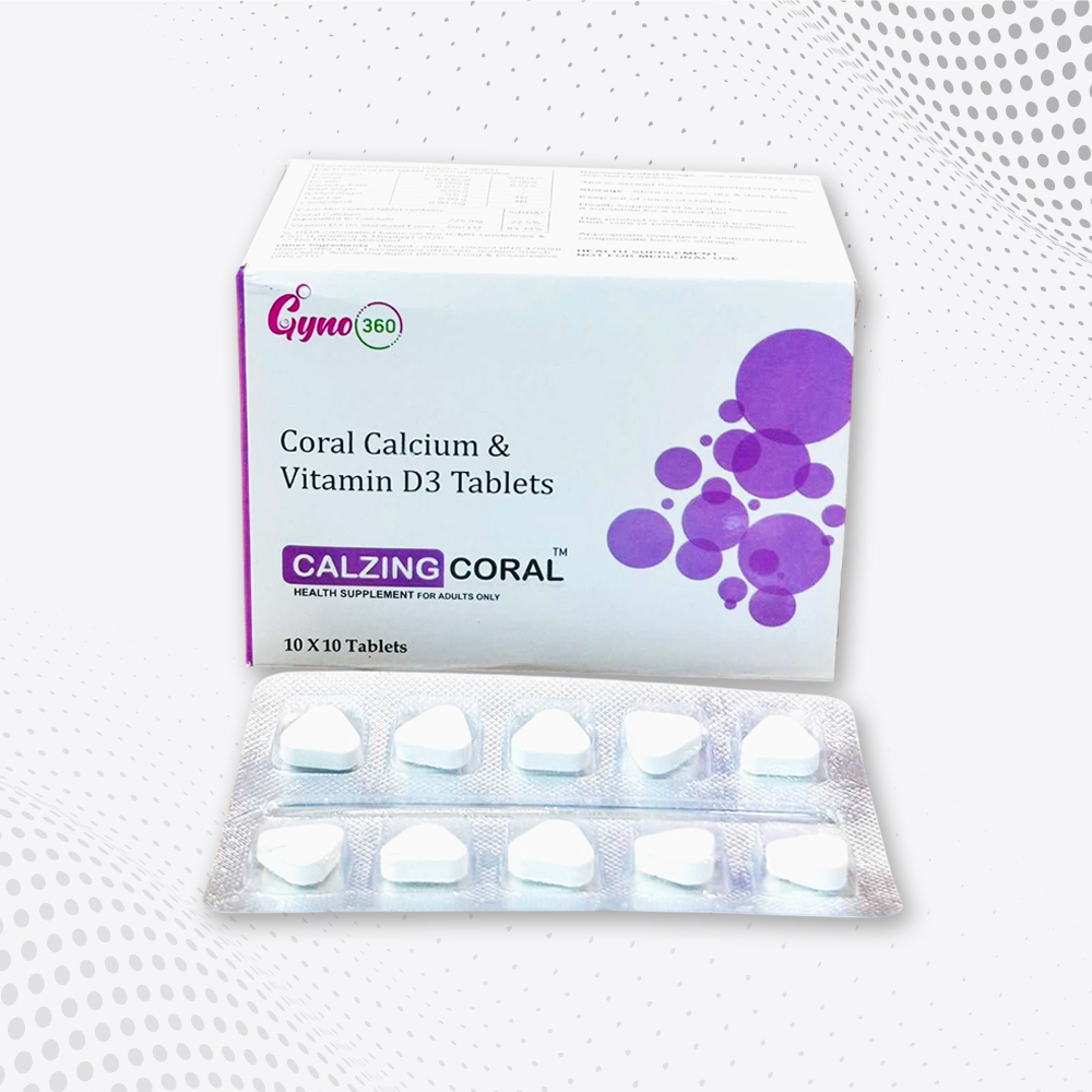 CALZING™ CORAL Tablets - Curo360 Lifesciences